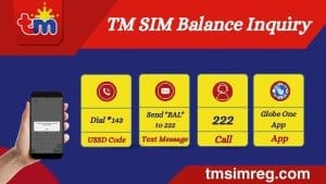 TM SIM Balance Inquiry Via SMS, Code *143# or Globe One App