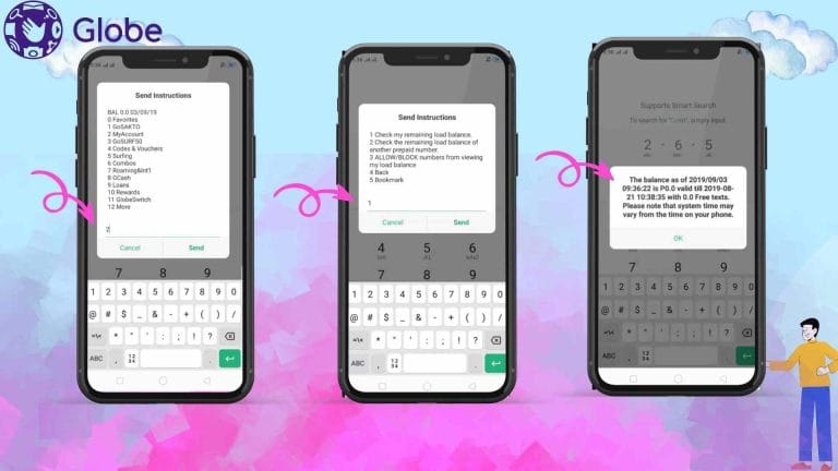 Globe Balance Inquiry through USSD, Text & GlobeOne App